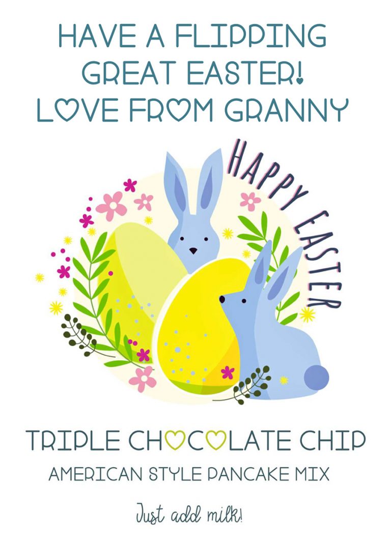 Personalised Easter Mini Breakfast in Bed Pancake Gift Set with Pancake ...