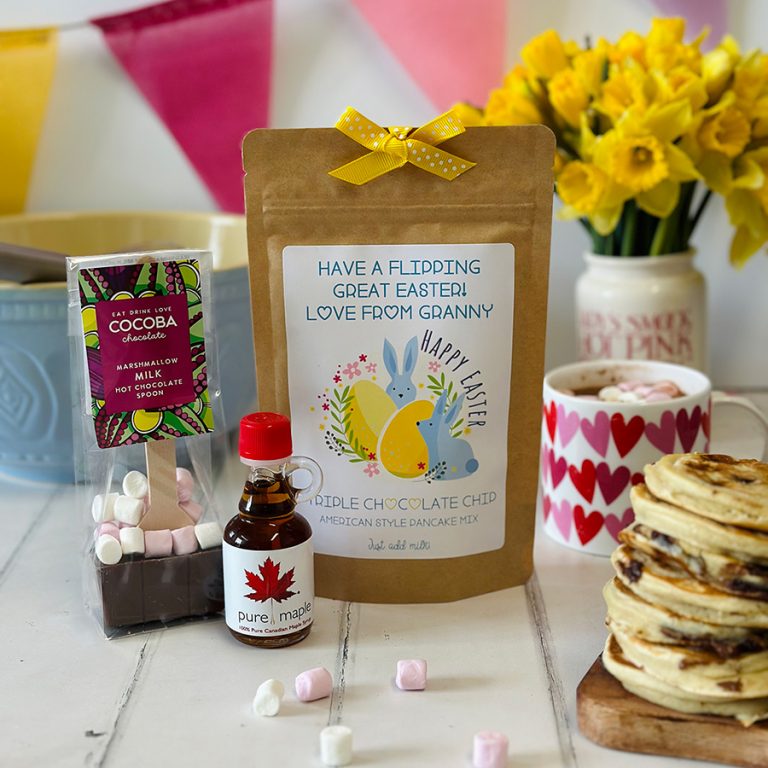 Personalised Easter Mini Breakfast in Bed Pancake Gift Set with Pancake ...